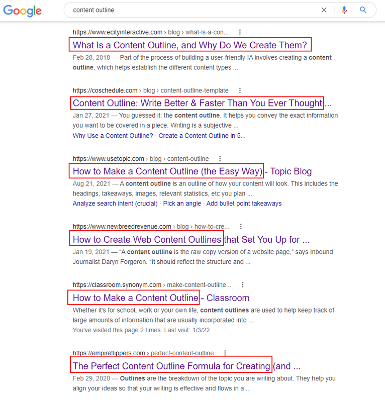 The Definitive Guide to Writing a Content Outline