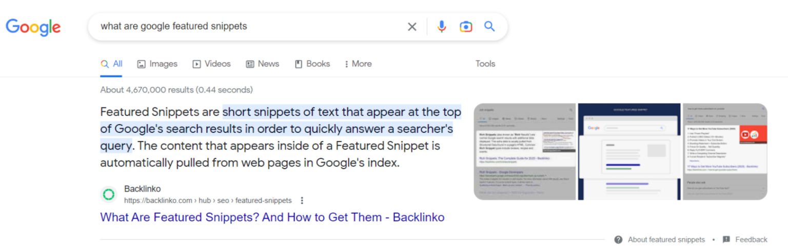 Optimize for Google Featured Snippets: Guide [Examples & Tips]