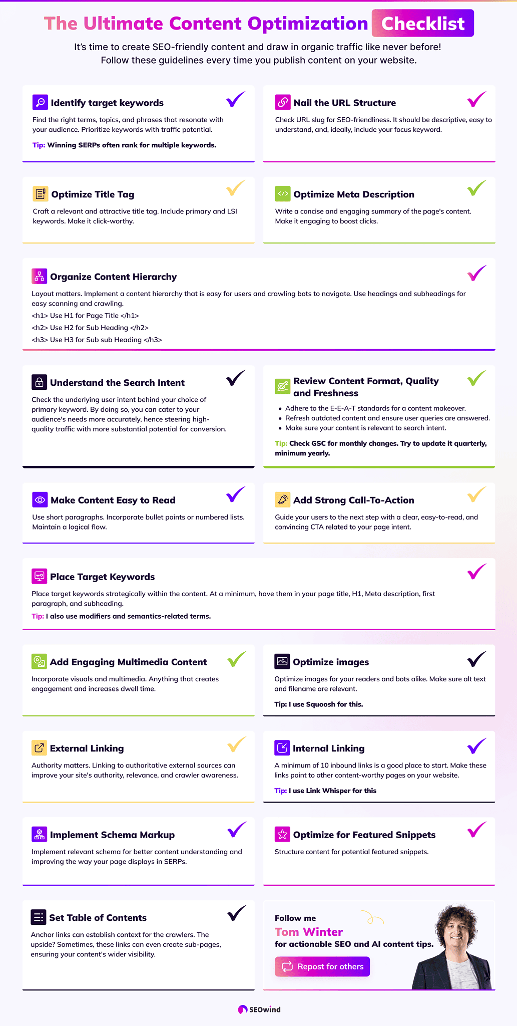 The Ultimate Content and On-page Optimization Checklist