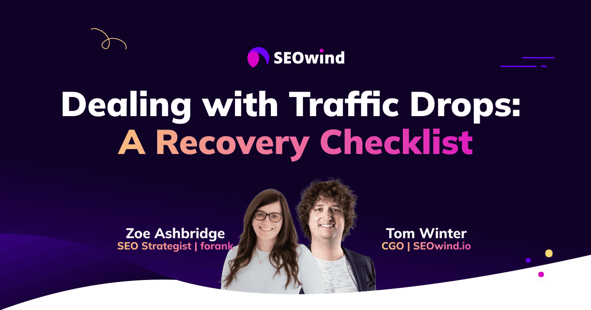 Dealing with Traffic Drops: A Recovery Checklist